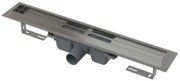 Alca - Sprchový žlab Professional Low 75 cm, s okrajem pro plný rošt, nerez APZ106-750