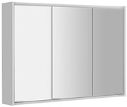 Sapho Batu - Zrcadlová skříňka 100x78x15 cm, s LED osvětlením, bílá 1141130