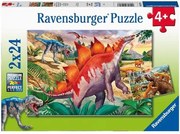 Puzzle ravensburger puzzle 051793 svět dinosaurů 2x24 dílků