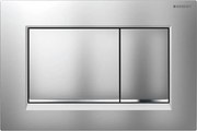 Geberit, GEBERIT SIGMA30 ovládací tlačítko, pro 2 množství splachování, chrom mat, 115.883.JQ.1