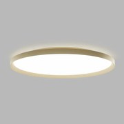LED2 1275057DT Moon, stropní svítidlo, 88W LED 3000/4000K stmívatelné TRIAC, zlatá, Ø80cm