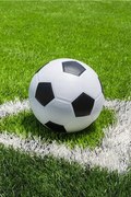 Jerry Fabrics Fleecová deka 100x150 Fotbal zelená JF24