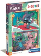 Clementoni - Puzzle 2x20 Disney Stitch