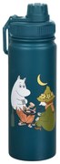 Termo láhev NB Moomin Adventure modrozelená 0,55L, NordicBuddies Finsko