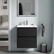 Koupelnová skříňka VIREO 60 cm s umyvadlem z minerálního odlitku BRUXELLES