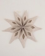 Vánoční ozdoba Nivalis I beige 50 cm