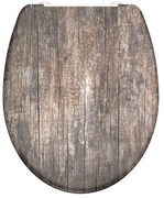 Eisl Sanitär WC prkénko Duroplast Soft Close Old Wood 82368