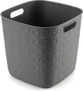 Curver Softex Cube 15 l tmavě šedý / Úložný box / recyklovaný plast /
