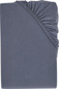 Livarno home Žerzejové napínací prostěradlo, 90–100 x 200 cm (modrá)