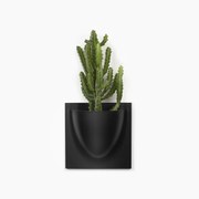 Nástěnný květináč VertiPlants BIO Black 30 cm Verti Copenhagen
