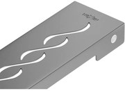 Mexen Flat M18 kryt pro lineární odtok 90 cm, kartáčovaná gun gray - 1E23090