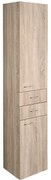 Aqualine Keramia Fresh - Vysoká skříňka ZOJA, 35x184x29 cm, levá, dub platin 51222