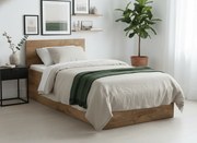 Postel SOFIA 90 x 200 cm, dub artisan Rošt: S laťkovým roštem, Matrace: Matrace Coco Maxi 20 cm