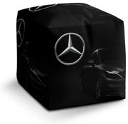 Sablio Taburet Cube Logo 6 Auto - 40x40x40 cm