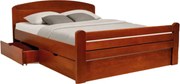 Postel z masivu K7 - buk 180 × 200 cm Buk natural