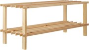 Botník z jedlového dřeva ve světle přírodní barvě 74x30x27 cm Parker – Premier Housewares
