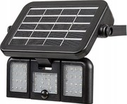 Solární zářič s Led senzorem 9.6W Lihull černý 77020 Rabalux