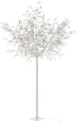 Dekorace stříbrný svítící stromek Tree leaves silver XL - Ø 140*250 cm