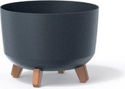 PRO Květináč GRACIA STANDARD ECO WOOD antracit 33,9cm