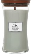WoodWick Vonná svíčka váza velká Lavender & Cedar, 609 g