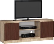 TV stolek K140 dub sonoma/wenge