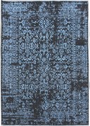Ručne viazaný kusový koberec Diamond DC-JK 1 Denim blue / aqua, 180x275, modrá, chodba / predsieň, Diamond Carpets India