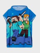 Sinsay - Osuška s kapucí Minecraft - indigo