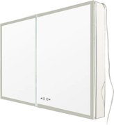 Bezdoteku Koupelnová skříňka dvoudveřová se zrcadlem a LED osvětlením KS2