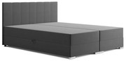 Kontinentální postel dvoulůžko BOXSPRING MOET + topper v ceně | 140x200 | VÝBĚR TKANIN