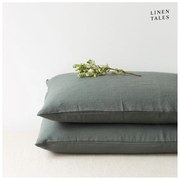 Lněný povlak na polštář 50x70 cm Forest Green – Linen Tales