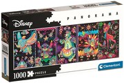 Clementoni - Puzzle 1000 Panoramatické puzzle Disney: Radost
