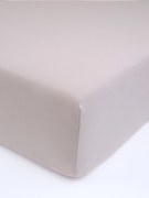 MK Lůžkoviny Jersey prostěradlo do postýlky s elastanem 70 × 140 cm – cappuccino
