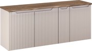 Comad Koupelnová skříňka pod deskové umyvadlo set Nova Cashmere 140 kašmír/dub cassela