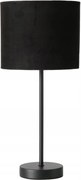 Stolní lampa s látkovým stínidlem, Nero, 40 cm