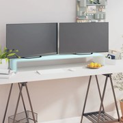 TV stolek / podstavec na monitor sklo zelený 110 x 30 x 13 cm 244148