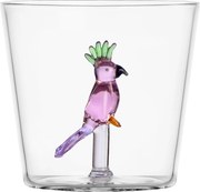 Ichendorf Milano designové sklenice na vodu Talking Trees Tumbler Pink Cockatoo