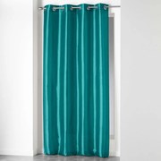Modrý závěs z mikrosaténu 140x240 cm Shana – douceur d'intérieur