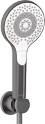 Kludi Dive - Set sprchové hlavice, držáku a hadice, 3 proudy, broušený Gunmetal 69950N2-00