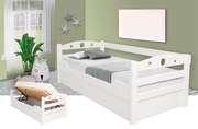 Postel z masivu K1 SOFA BOX 90 - buk Buk natural