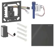 Geberit - Elektronické ovládání splachování pisoárů typ 40, síťové napájení, Bluetooth, sklo/černá 116.024.SJ.1