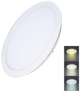 Solight LED mini panel CCT, podhledový, 18W, 1530lm, 3000K, 4000K, 6000K, kulatý
