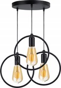 závěsné stropní svítidlo Zwis Edison Loft 3 E27 kruh
