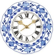 Hodiny 10344 - originál český cibulák z Dubí se zlatými ručičkami