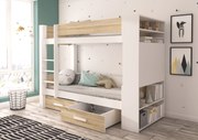 ADRK Furniture Dvoupodlažní postel pro dvě osoby GARET 200x90