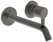 Ideal Standard Joy - Umyvadlová baterie pod omítku, výtok 18 cm, 2-otvorová instalace, Magnetic Grey A7378A5