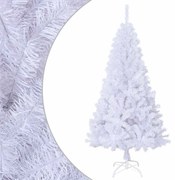 Umělý vánoční stromek s hustými větvemi bílý 150 cm PVC 321038