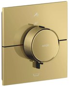 Axor ShowerSelect ID - Termostatická baterie pod omítku, pro 2 spotřebiče, leštěný vzhled zlata 36753990