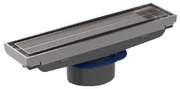 Geberit CleanLine - Sprchový kanálek pro vložení dlažby, kartáčovaná nerezová ocel 154.455.00.1