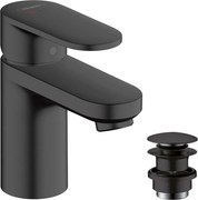 Hansgrohe Vernis Blend - Umyvadlová baterie s výpustí Push-Open, CoolStart, matná černá 71598670