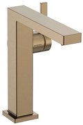 Hansgrohe Tecturis E - Umyvadlová baterie s výpustí Push-Open, CoolStart, EcoSmart, kartáčovaný bronz 73040140